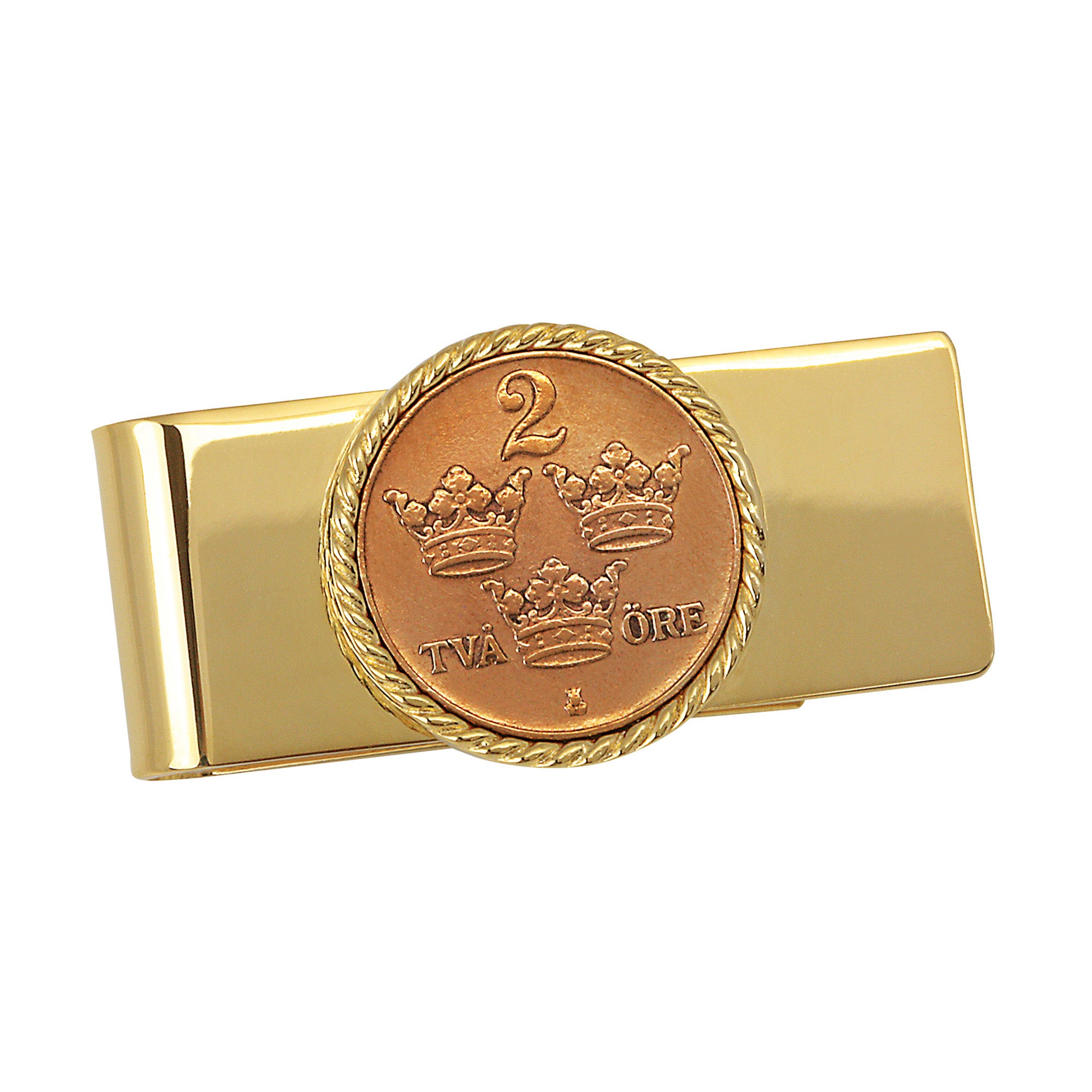 Swedish Coin ORE Crown Coin Money Clip – The Franklin Mint