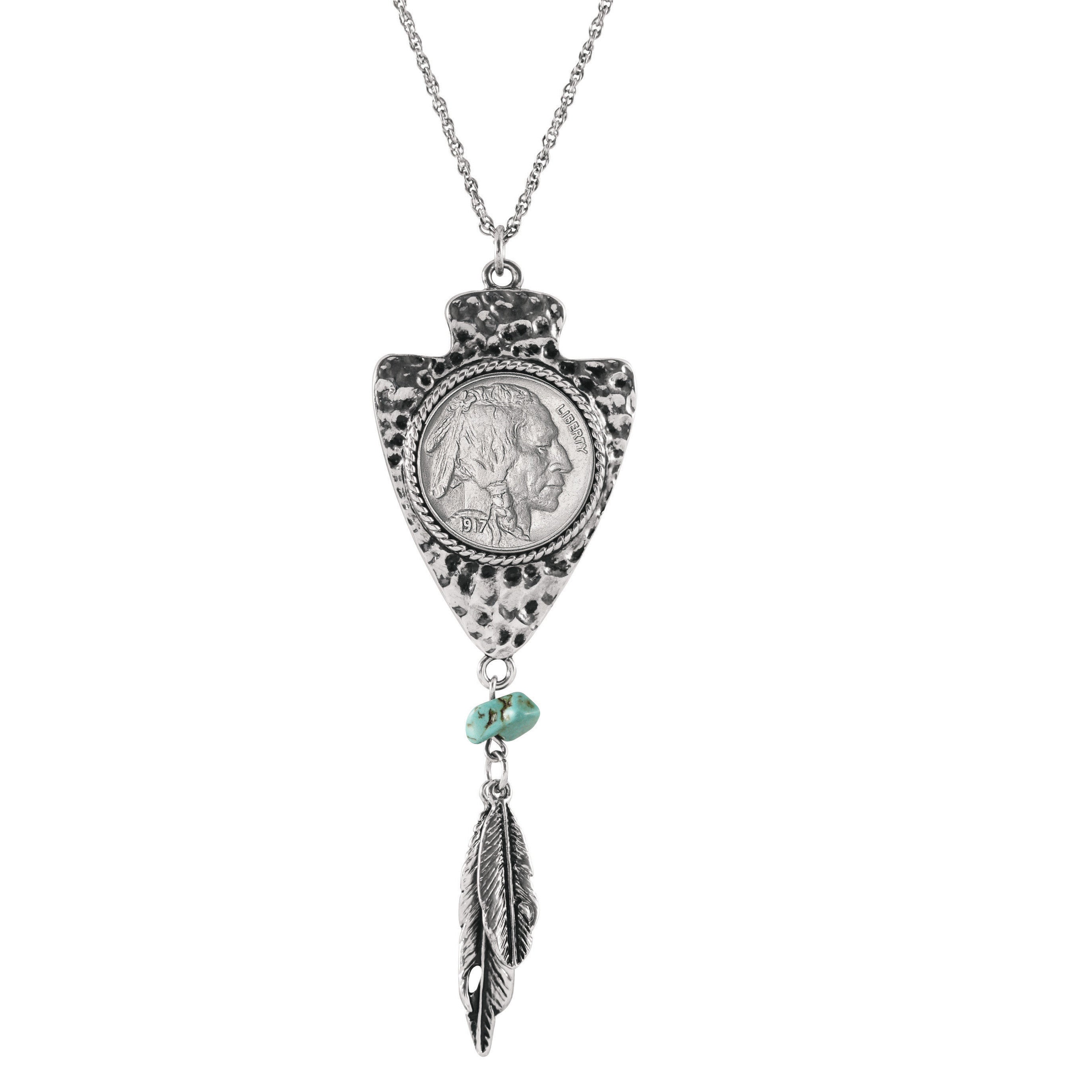 Buffalo Nickel Arrowhead Coin Pendant – The Franklin Mint