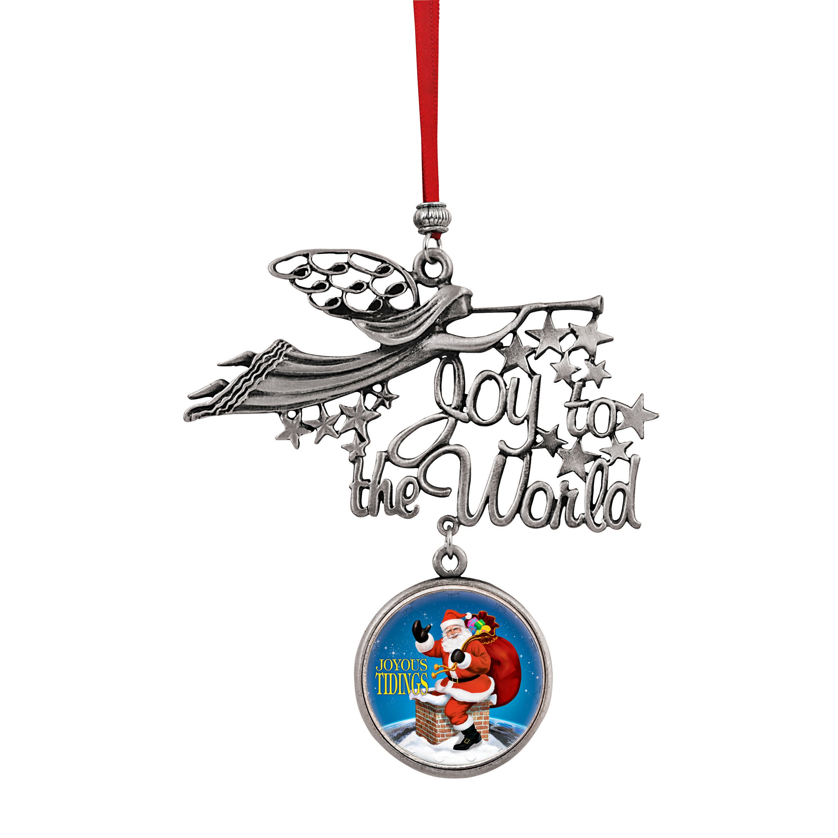 Joy to the World Santa Joyous Tidings JFK Half Dollar Ornament – The ...