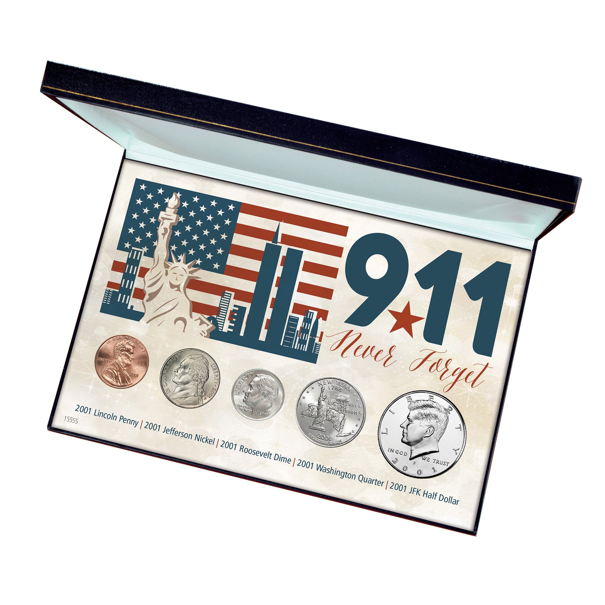 9-11 Never Forget Coin Collection in Display Box – The Franklin Mint